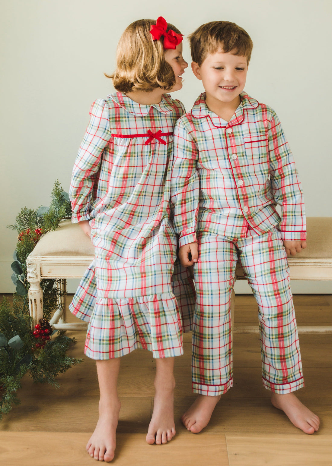 Classic Nightgown | Douglas Plaid – Madison Grace Home